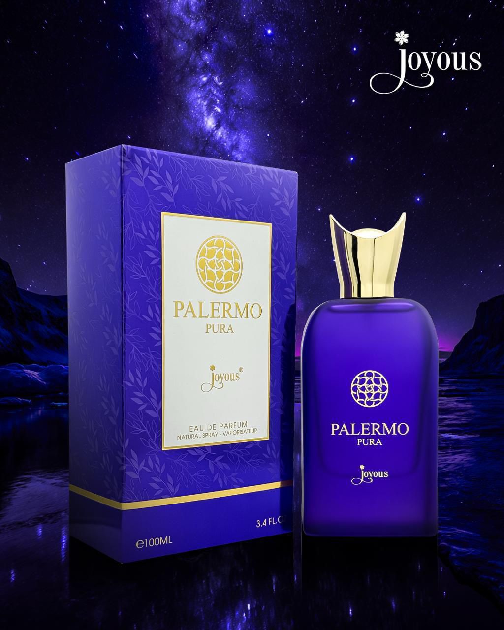 Palermo Pura Eau De Parfum 100ml by Joyous | Natural Spray Vaporisateu ...